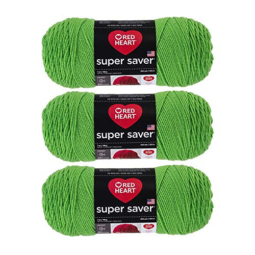 Red Heart Super Saver Yarn-Spring Green