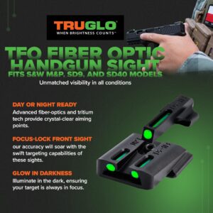 TruGlo TG131MPT TFO Handgun Pistol Laser Sight Accessories Set with TRIDOT Aiming System, Compatible with Smith & Wesson M&P, SD9 and SD40 Models