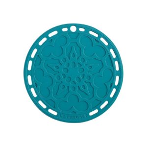 Le Creuset Silicone French Trivet, 8" , Caribbean