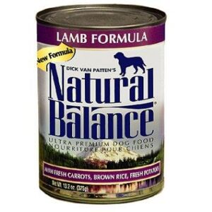 natural balance pet foods 723633001571 13 oz ultra premium lamb formula canned dog food - case of 12