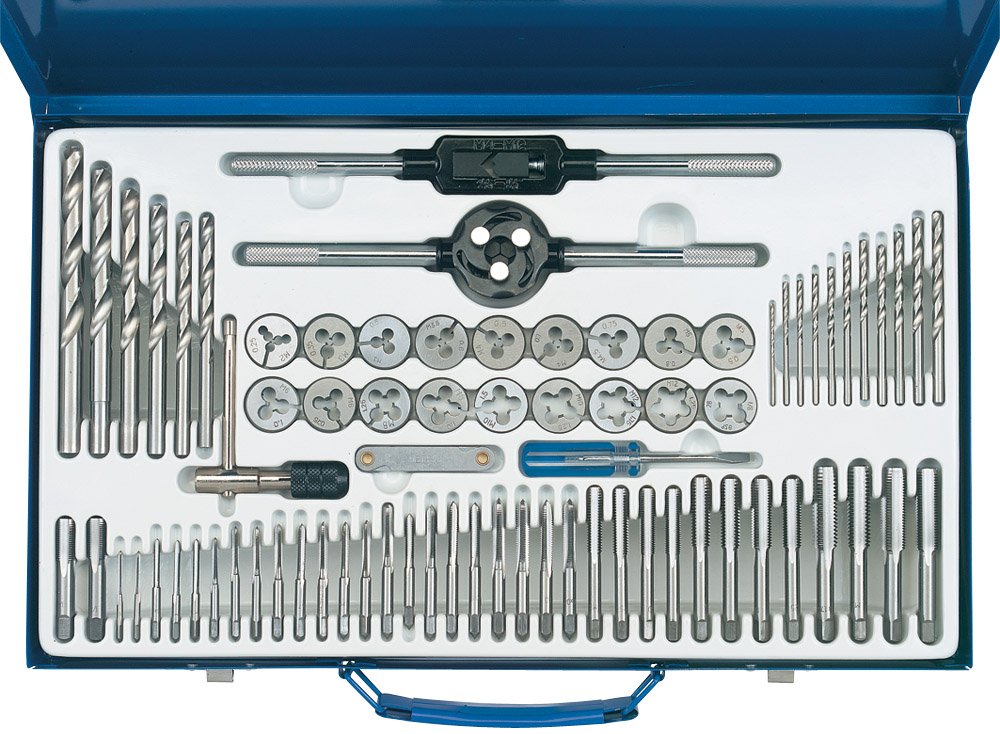 Draper 75 Piece Combination Tap and Die Set Metric and BSP - 79205