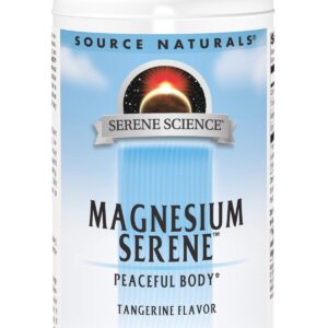 Source Naturals Serene Science Magnesium Serene, Peaceful Body*, Tangerine Flavored - 9 Ounce Powder