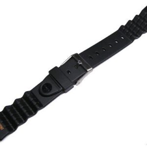 RARE 19mm Timex Black Watch Band for Vintage Ironman Triathlon LAP 100, 70381, 70457, TX470381