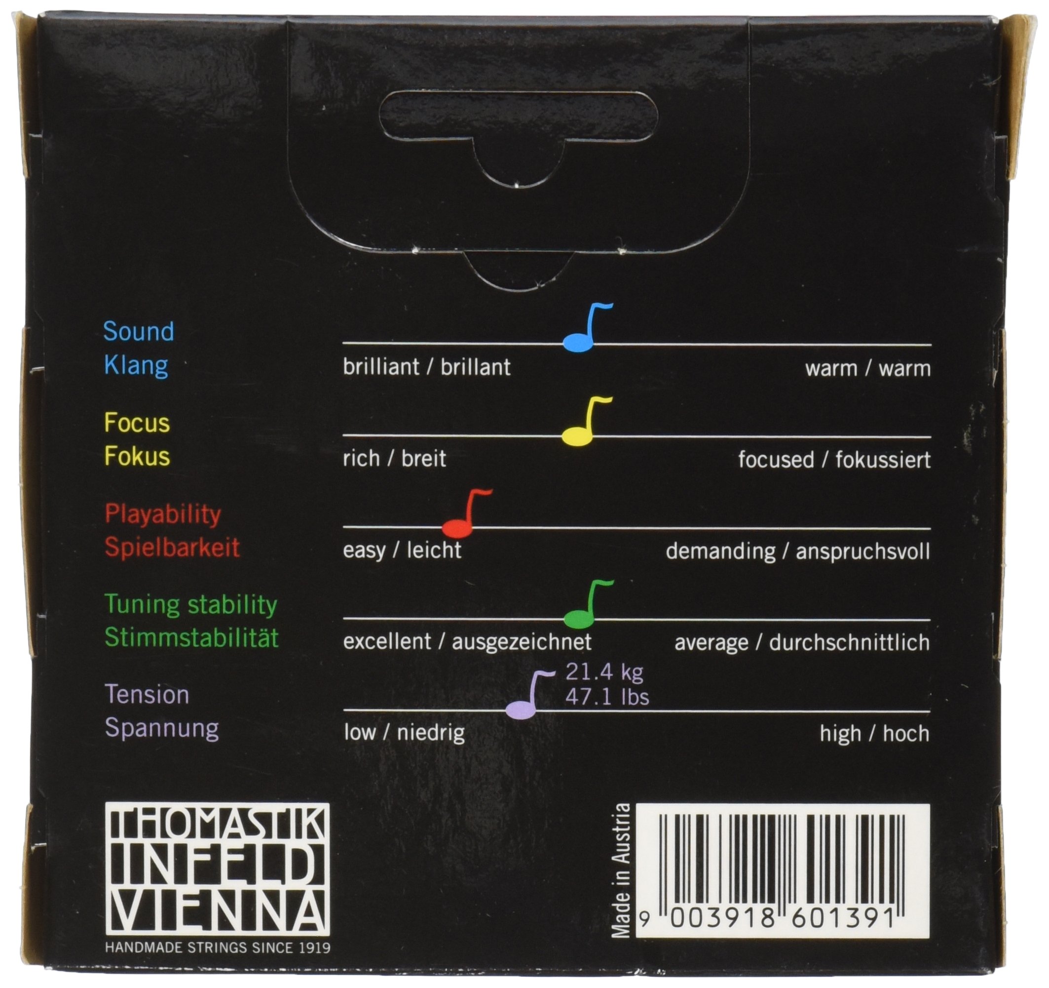 Thomastik-Infeld 135MS Dominant 4/4 Violin String Set with Wound Loop E