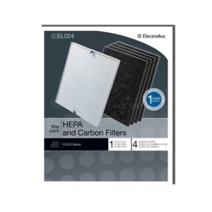 electrolux el024 high efficiency irritant and carbon filter replacement pack – 1 high efficiency irritant filter and 4 carbon filters