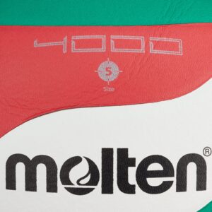 Molten V5M4000 Volleyball Size 5 White/Green/Red