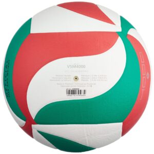 Molten V5M4000 Volleyball Size 5 White/Green/Red