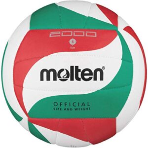 molten volley ball - 5, white/green/red