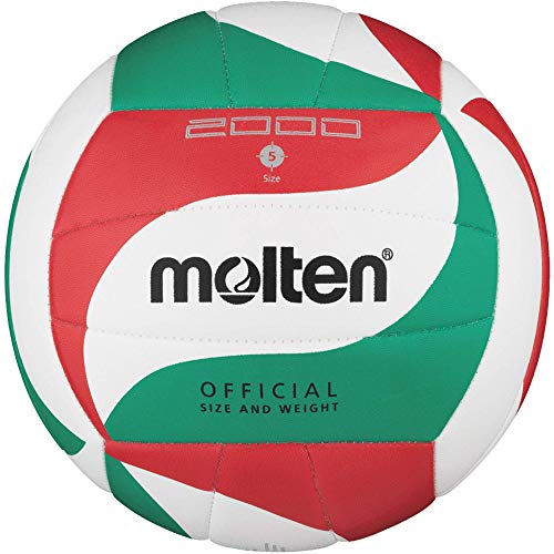 Molten Volley Ball - 5, White/Green/Red