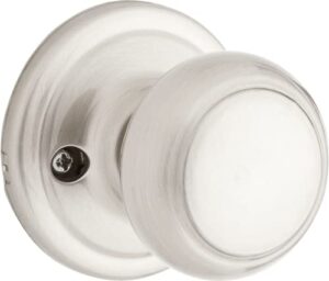 weiser lock ga12 t15 knob dummy welcome home satin nickel