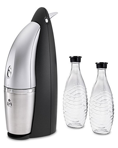 SodaStream Penguin Earth Friendly Glass Carafe Soda Maker