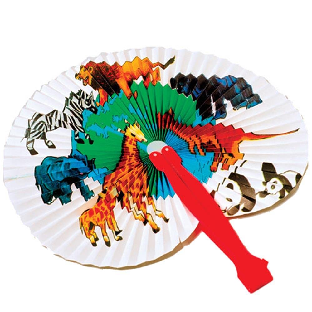 U.S. Toy 1762 Animal Folding Fans