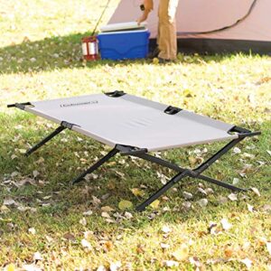 Coleman Trailhead II Camping Cot, Easy-to-Assemble Folding Cot Supports Campers up to 6ft 2in or 300lbs, Great for Camping, Lounging, & Elevated Sleeping