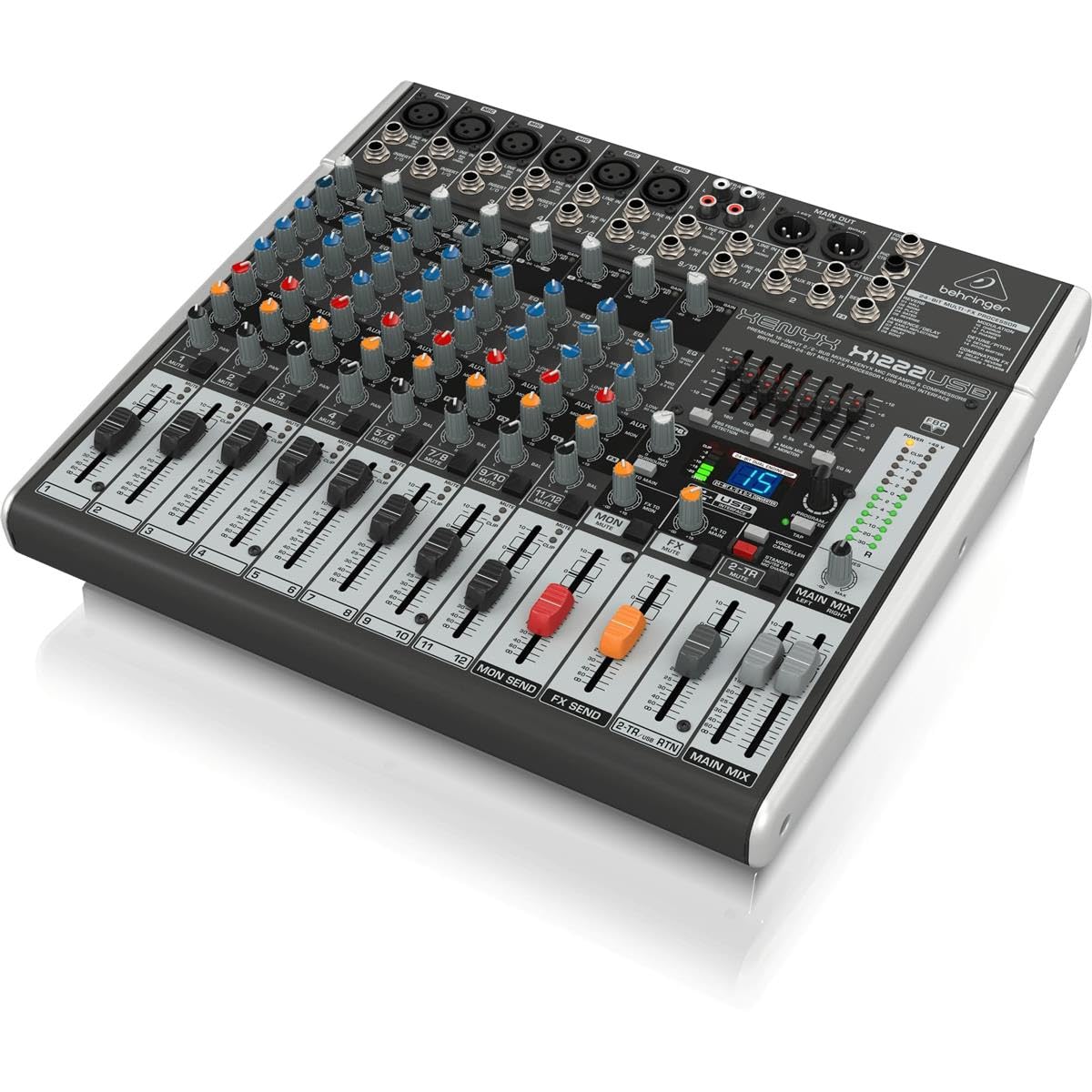 Behringer Xenyx X1222USB Mixer with USB and Effects