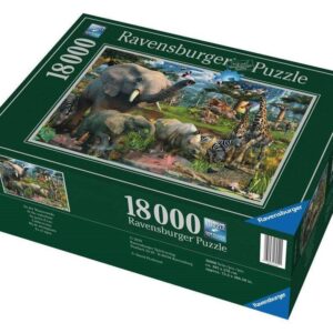 Ravensburger at The Waterhole - 18000 Piece Jigsaw Puzzle for Adults – Softclick Technology Means Pieces Fit Together Perfectly (17823)