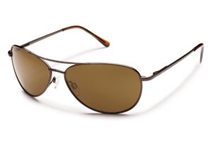 suncloud patrol metal sunglasses - brown | brown