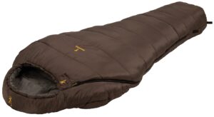 browning camping kenai -20 degree wide mummy sleeping bag , clay, 40-inch x 86-inch