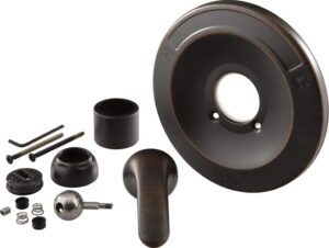 delta faucet shower handle renovation repair trim kit for delta 600 series tub and shower trim kits, venetian bronze rp54870rb