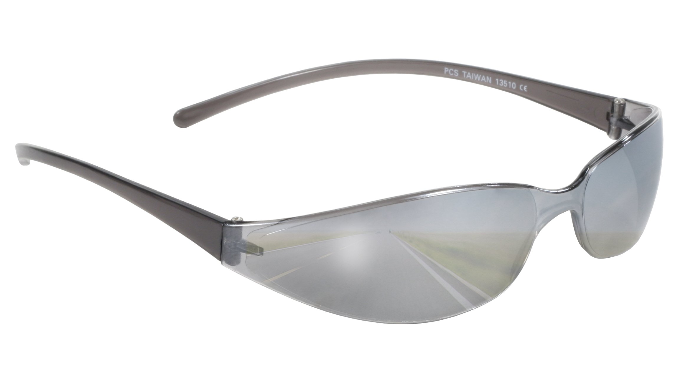 Pacific Coast Skinny Joes Slim Glasses (Silver Frame/Silver Mirror Lens)