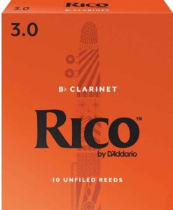 rico bb clarinet reeds box of 10 3