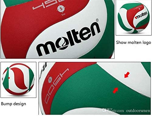 Molten Volleyball - 5, White/Green/Red