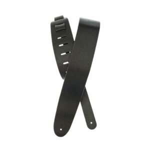 d'addario accessories leather guitar strap - guitar accessories - electric guitar strap, acoustic guitar strap, acoustic electric guitar strap & bass guitar strap - classic style - black