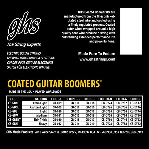 GHS Strings Electric Guitar Strings (CB-GBL)