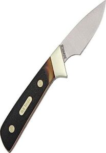 old timer 156ot lil finger 6.6in high carbon s.s. full tang fixed blade knife with 2.5in drop point and sawcut handle for outdoor, hunting and camping