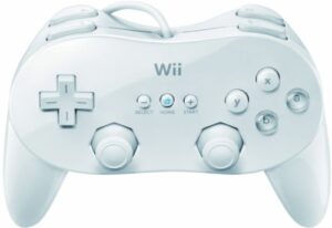 wii classic controller pro - white