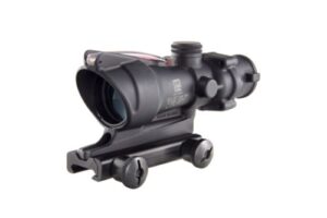 trijicon trijicon acog 4 x 32 scope dual illuminated crosshair .223 ballistic reticle, red