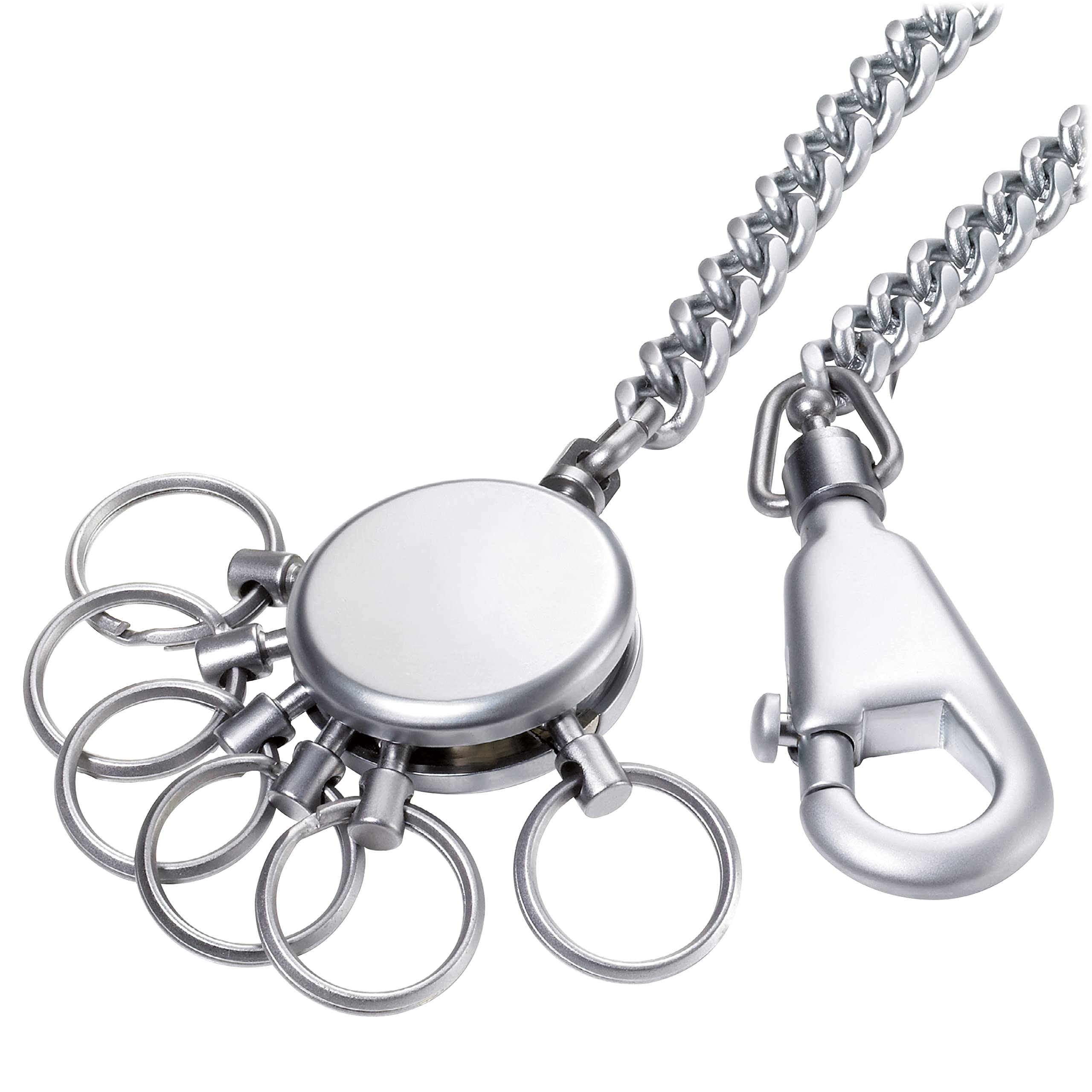 Troika Patent Chain Keyholder with 6 Rings (KR1060MA)