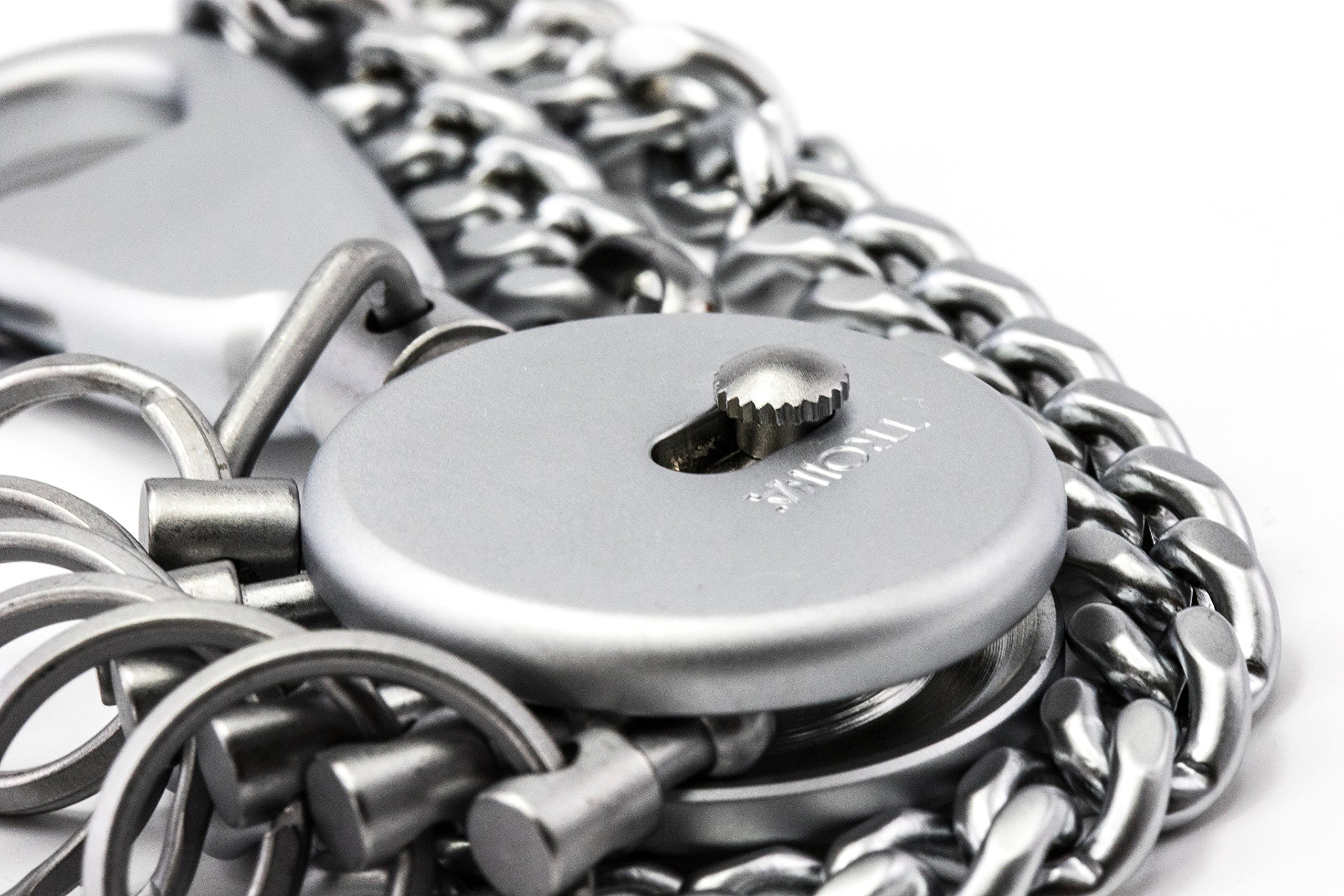 Troika Patent Chain Keyholder with 6 Rings (KR1060MA)