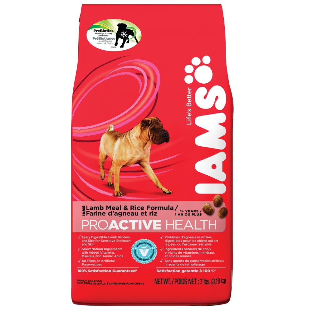 Iams 03735 Proactive Health Lamb Meal & Rice Dog Dry Food, 13.3 Lbs