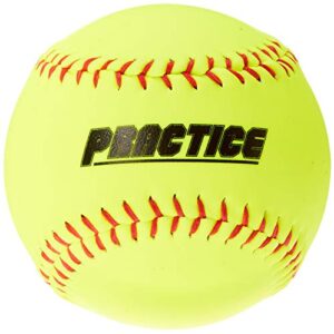 12'' yellow practice softball (dzn)