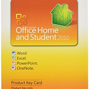 Microsoft Office Home & Student 2010 Key Card - 1PC/1User