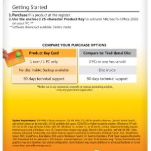 Microsoft Office Home & Student 2010 Key Card - 1PC/1User