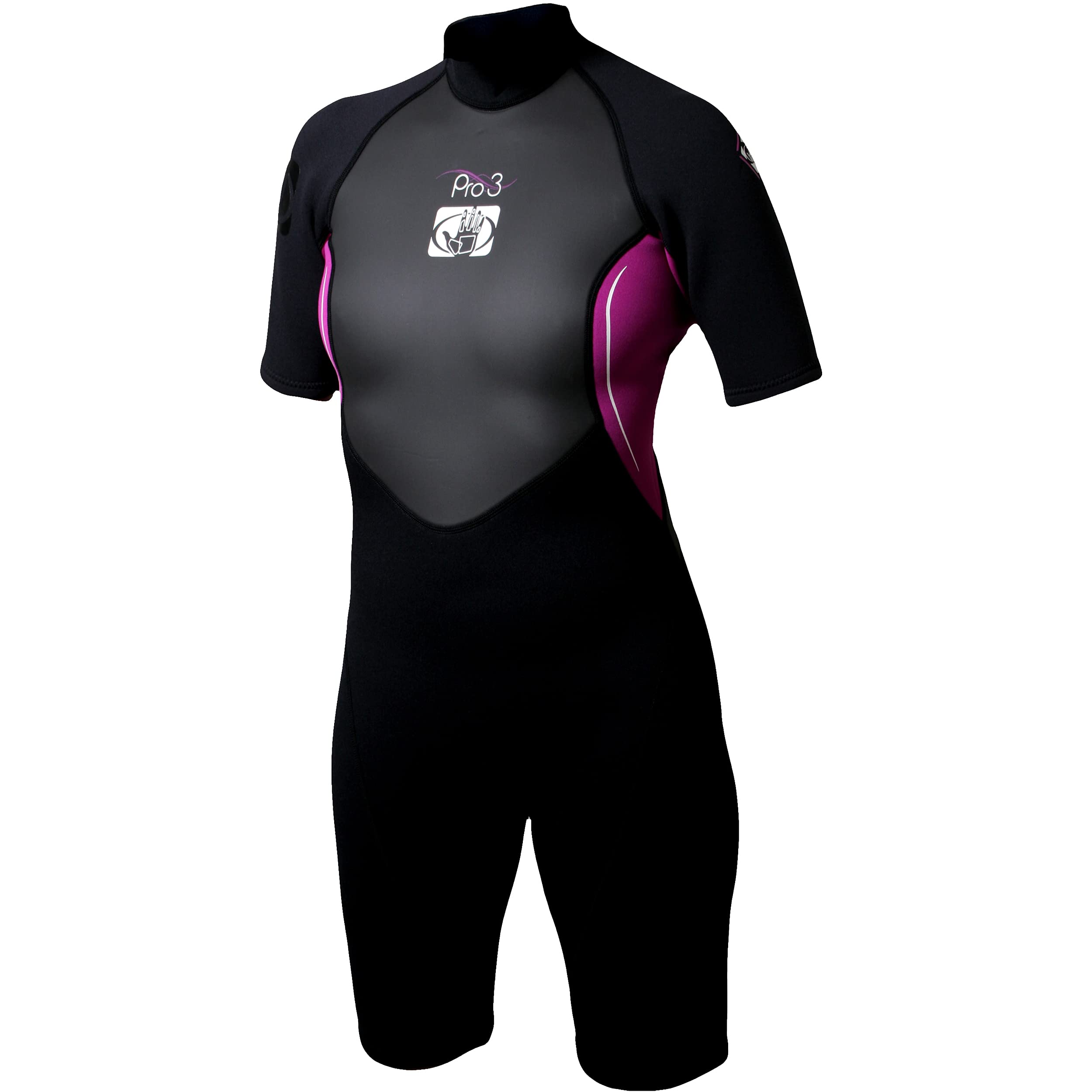 Body Glove Women's Pro 3 Spring Wetsuit, 13/14 mm