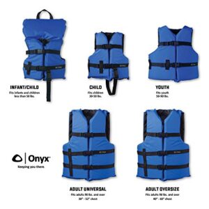 Onyx General Purpose Vests - Child, Blue/Black (103000-500-001-12)