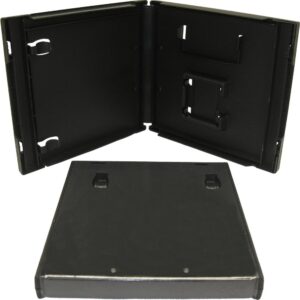 (10) Standard Empty Replacement Game Cases - Compatible with Black Nintendo DS - VGBR14DSBK