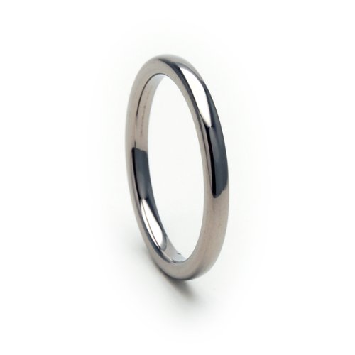 2MM Titanium Ring Comfort Fit Band 100's of Sizes & Styles Available