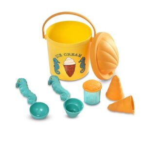 melissa & doug sunny patch speck seahorse sand ice cream play set for 3+ years