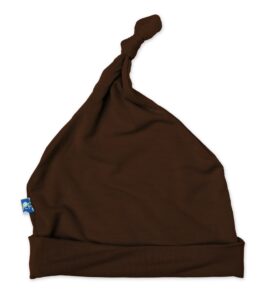 kickee pants knot hat, bark, 12-24 months