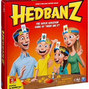 Spin Master Games Hedbanz, Quick Question Picture Guessing Family Game for Game Night Headbands Board Game, for Adults and Kids Ages 7 and up (Edition May Vary)