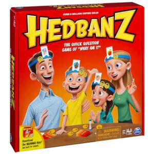 Spin Master Games Hedbanz, Quick Question Picture Guessing Family Game for Game Night Headbands Board Game, for Adults and Kids Ages 7 and up (Edition May Vary)