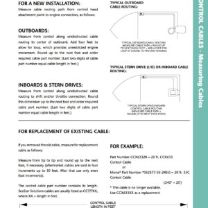 Dometic SeaStar Xtreme Control Cable, CCX63017, 17ft.