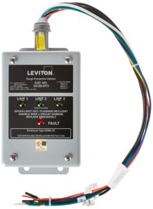 leviton 32120-dy3 120/208 volt 3-phase wye or delta, surge panel, dhc and x10 compatible, 80ka l-n max surge current, image