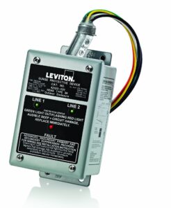 leviton 42120-1 120/240v single phase, surge panel, enhanced noise filtering, nema 3r enclosure, ul 1449 3rd edition type 2