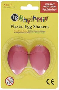 latin percussion lpr004-ch rhythmix egg shakers - cherry