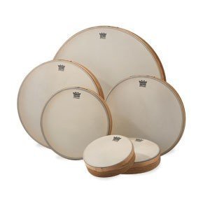 remo frame drums, renaissance®, 6-piece pack, 8", 10", 12", 14", 16", 22" diameters