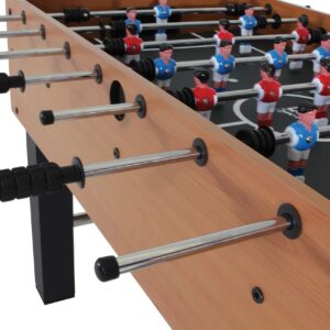 American Legend Charger 52” Foosball Table with Abacus-Style Scoring and Internal Ball Return System